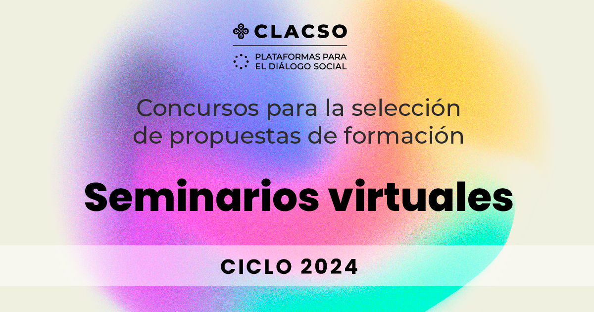 Concurso para la selección de Seminarios Virtuales - CLACSO