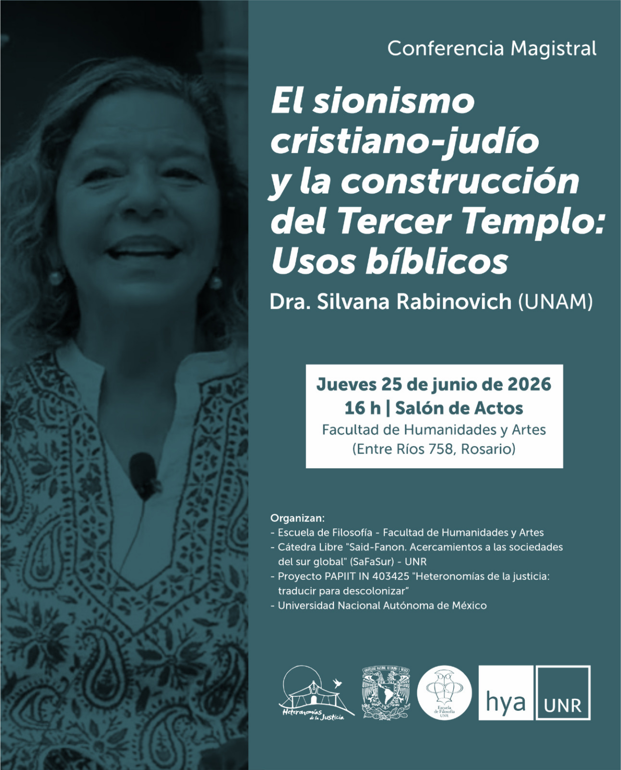 Conferencia magistral: “El sionismo cristiano-judío y la construcción ...